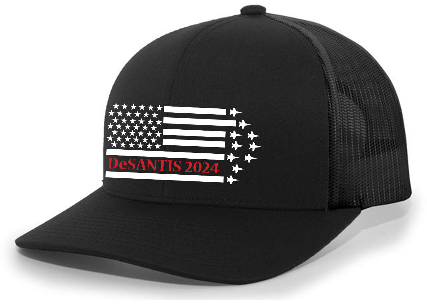 American Flag Desantis 2024 Airplanes Mens Trucker Hat Patriot Pride | eBay